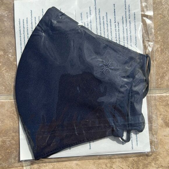 Tory Burch | Other | Tory Burch Navy Blue Face Mask Nwt Stylish ...